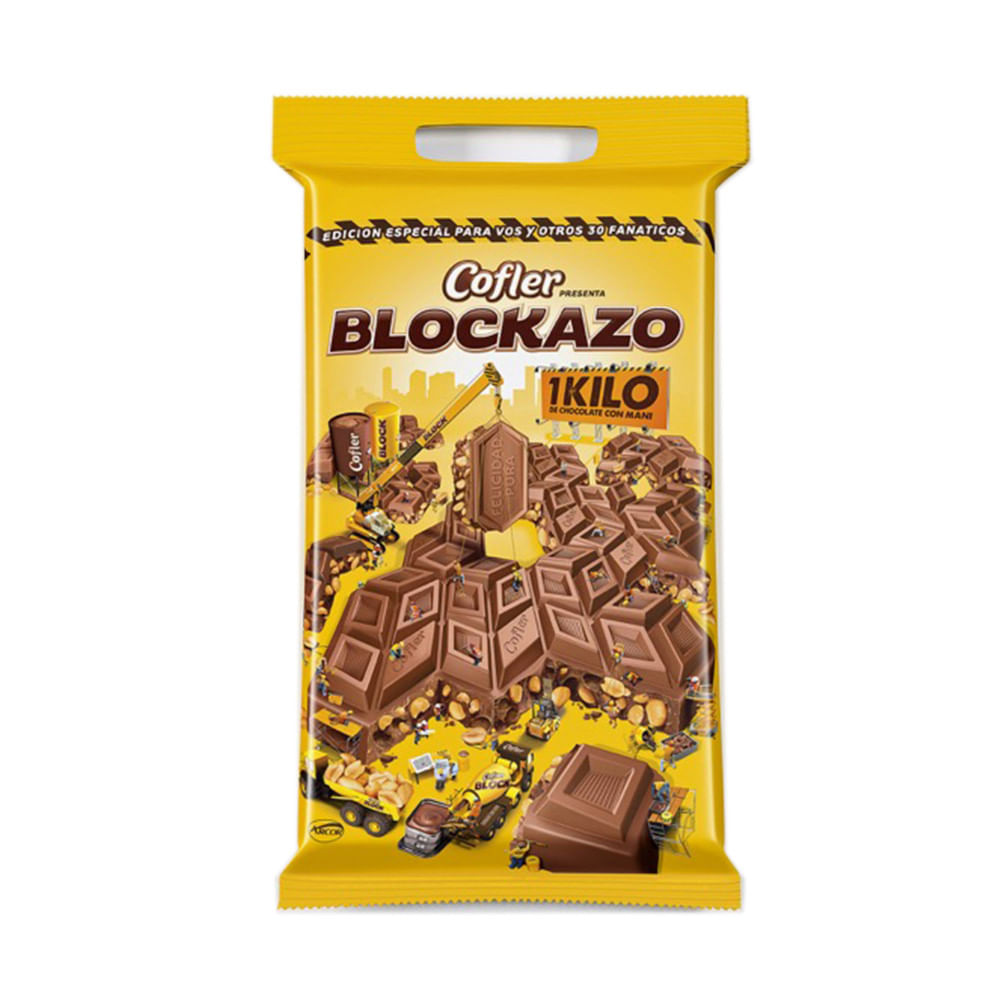 TABLETA DE CHOCOLATE COFLER BLOCK KILO X 1 KG - freshmarket