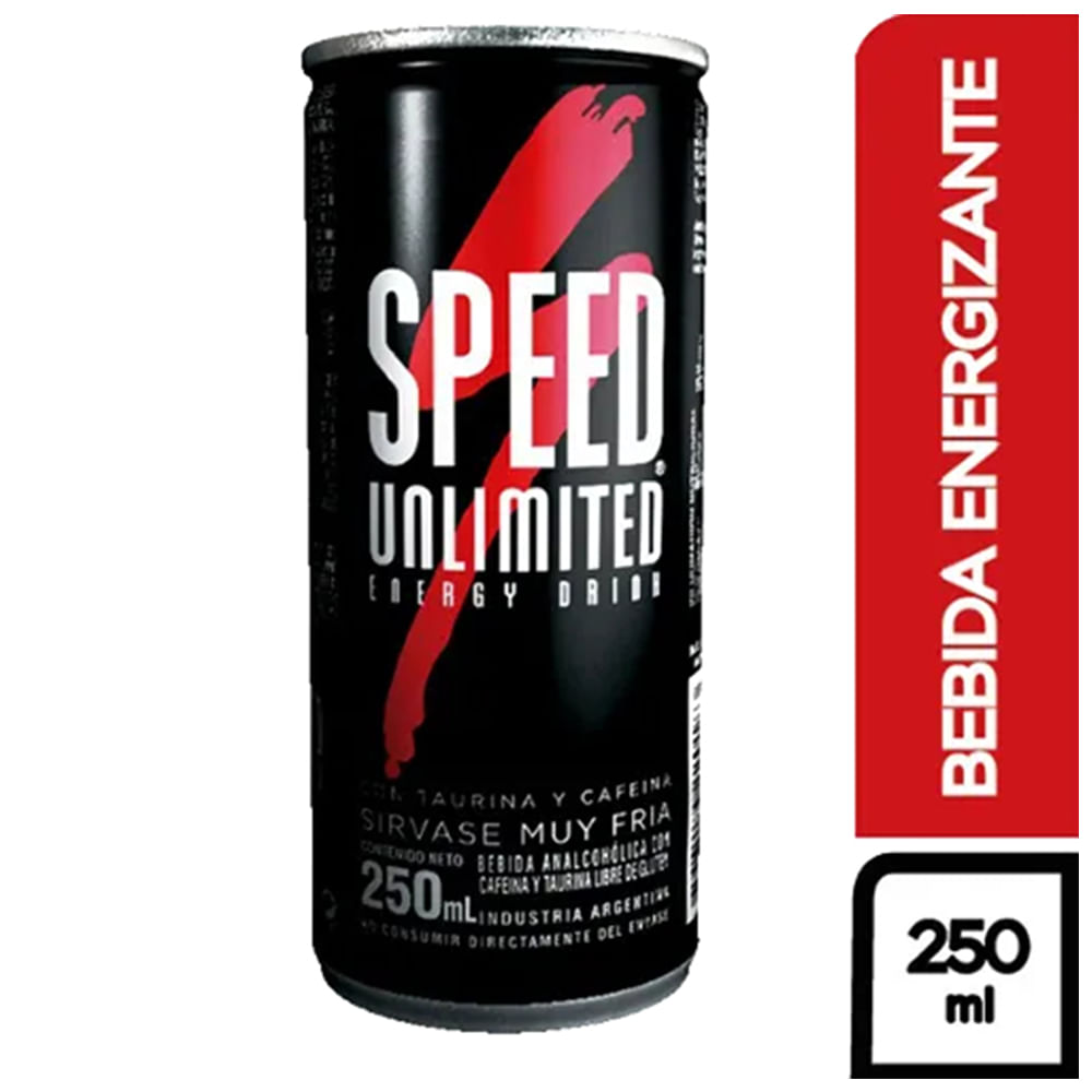 Bebida energizante Speed X 250 Ml - hiperlibertad