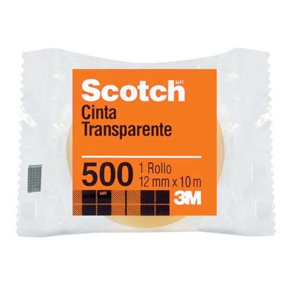 Cinta Scotch 500 12 mm x 10 mts - hiperlibertad