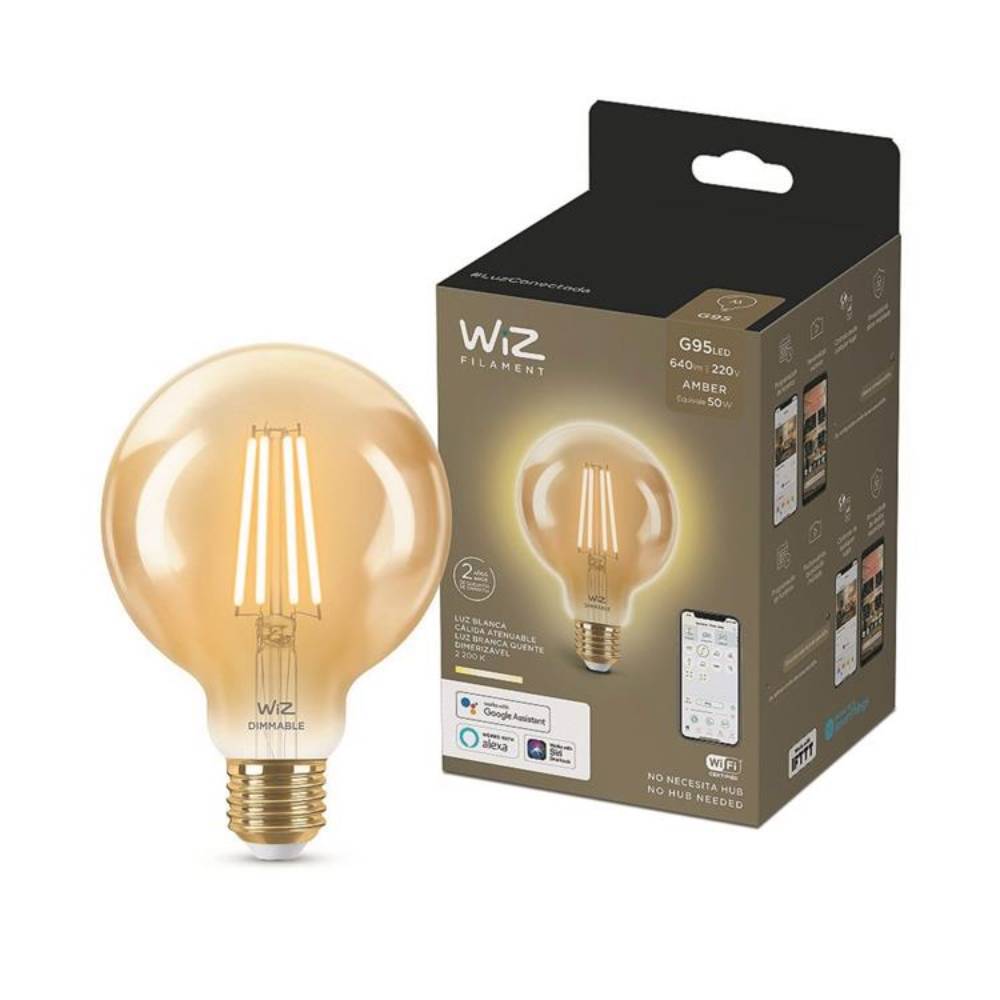 FOCO LAMPARA WIZ WIFI AMBAR E27 6,9 W - hiperlibertad FOCO LAMPARA WIZ WIFI AMBAR E27 6,9 W - hiperlibertad