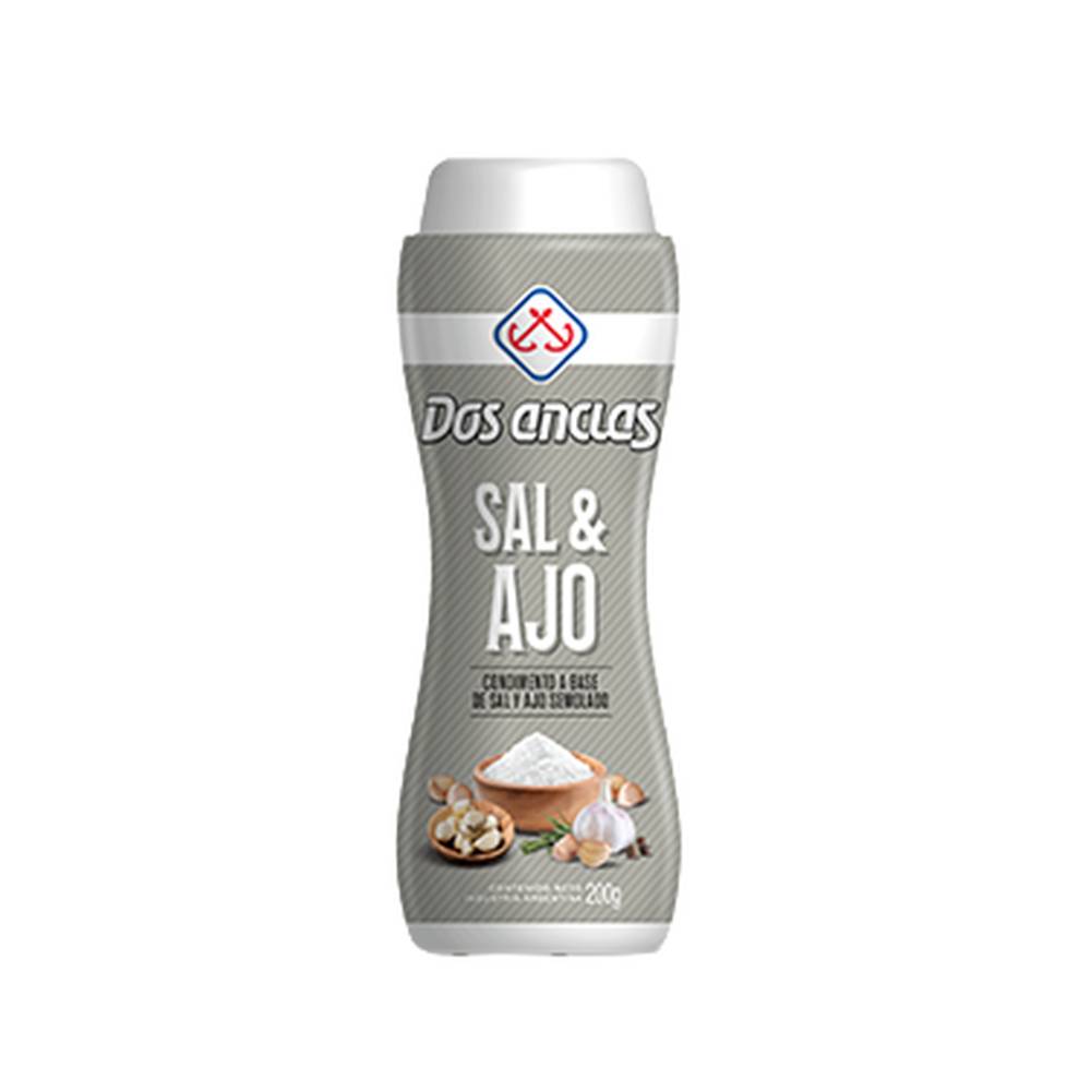 Sal Con Ajo Dos Anclas X 200 Gr Hiperlibertad