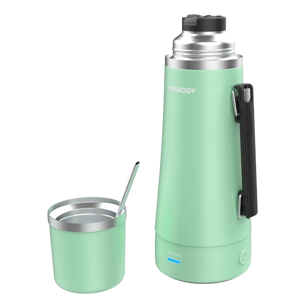 Termo Peabody Pe-eta1001v Etermo - Verde 1lt 700w Matebombilla ...