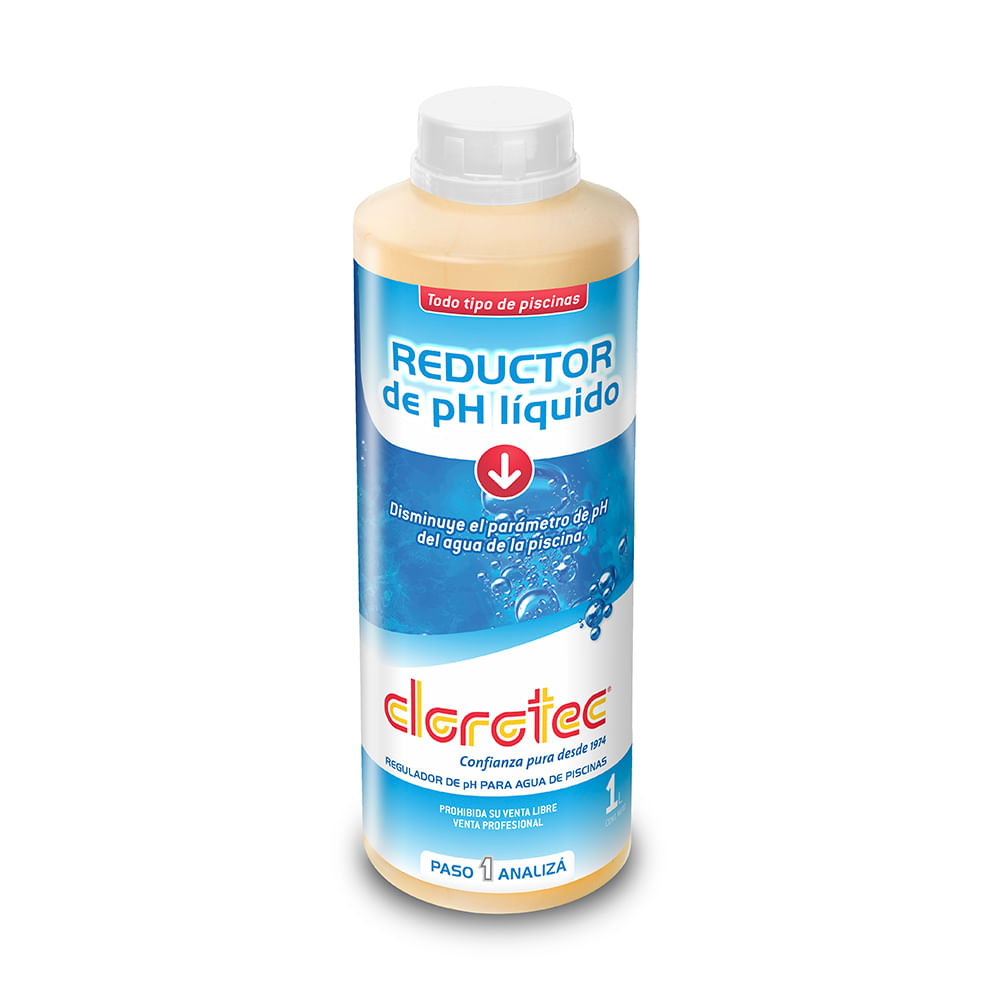REDUCTOR DE PH CLOROTEC LIQUIDO X 1 L - hiperlibertad