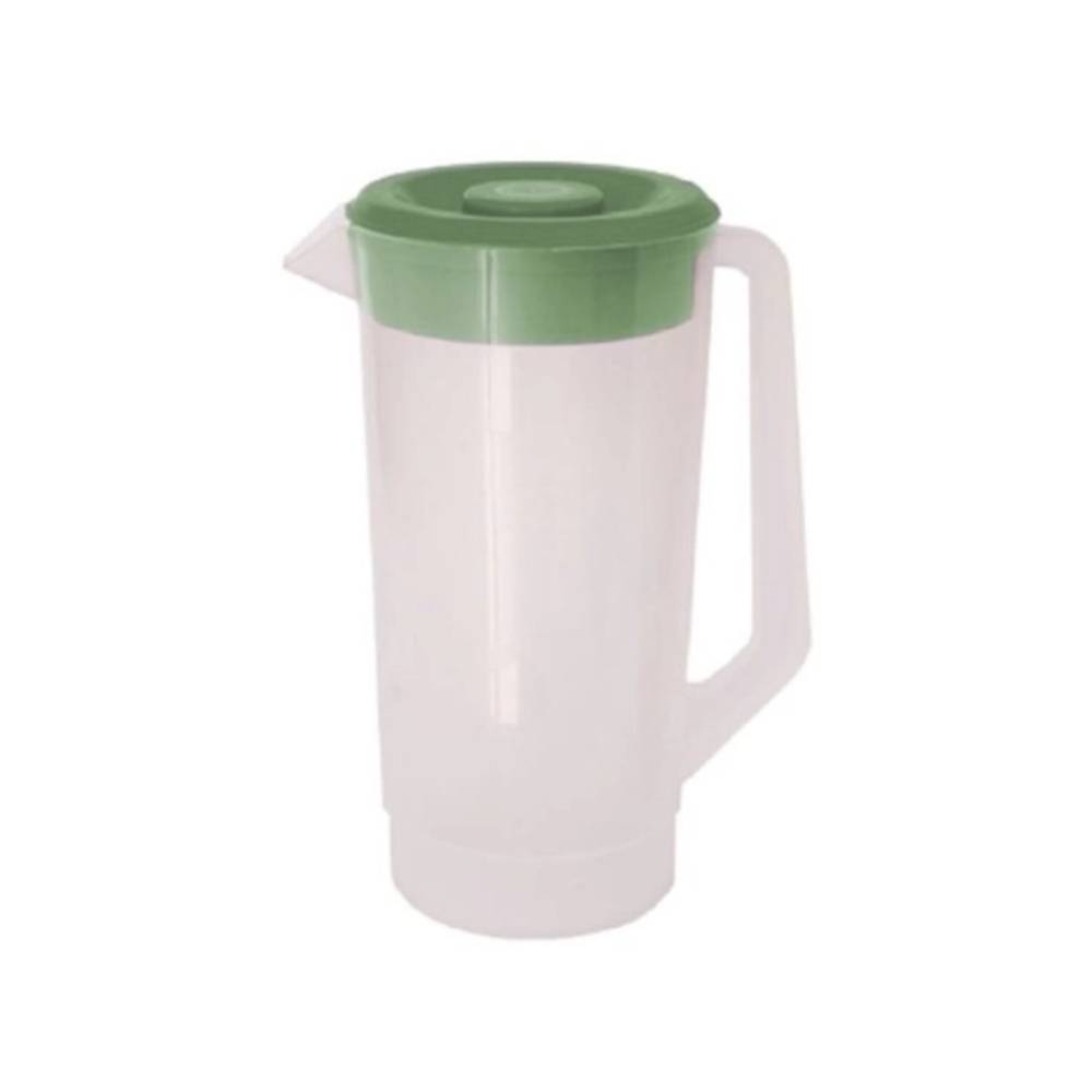 JARRA PLASTICO TRANSLUCIDA TAPA DE COLOR 2 Lts - hiperlibertad JARRA PLASTICO TRANSLUCIDA TAPA DE COLOR 2 Lts - hiperlibertad