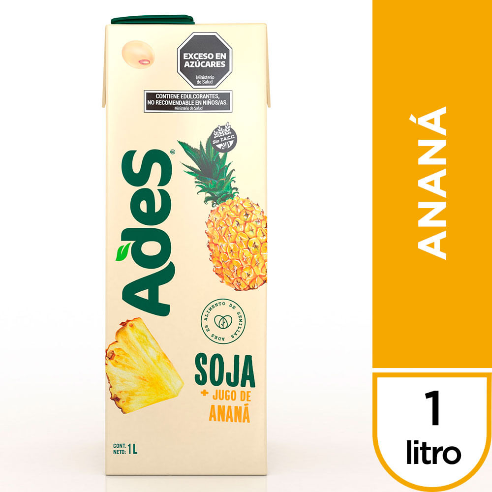 ADES Soja + Jugo de Ananá 1 Lt - hiperlibertad