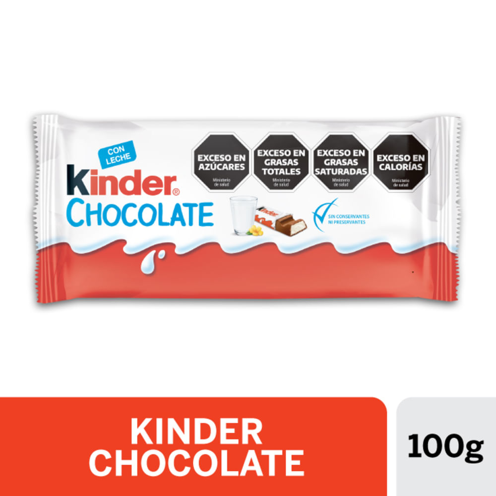 CHOCOLATE KINDER X 100 G. - freshmarket