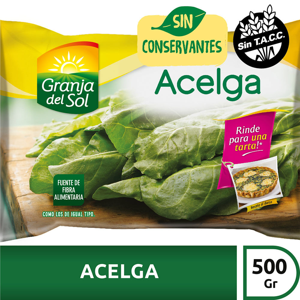 ACELGA CONGELADA GRANJA DE SOL X 500 GR - freshmarket