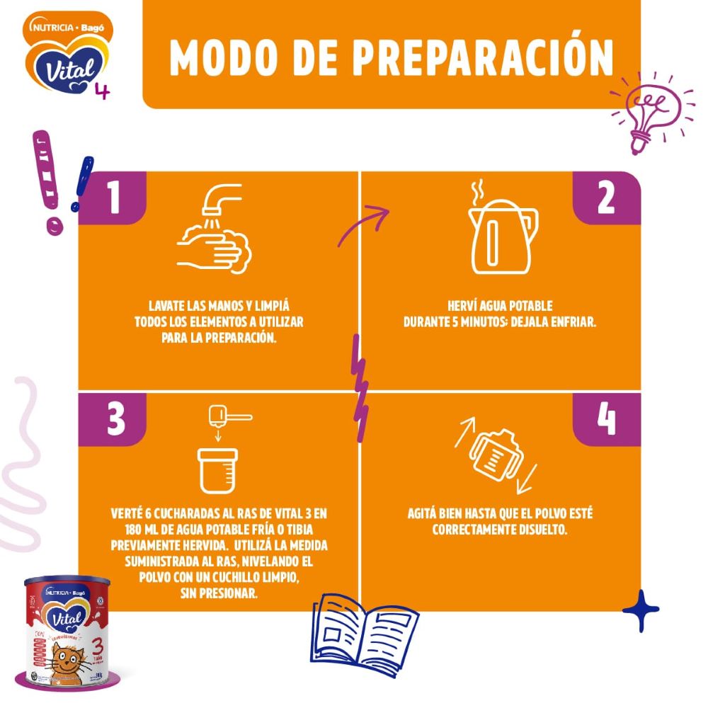 LECHE VITAL 3 LATA X 800 GR - hiperlibertad
