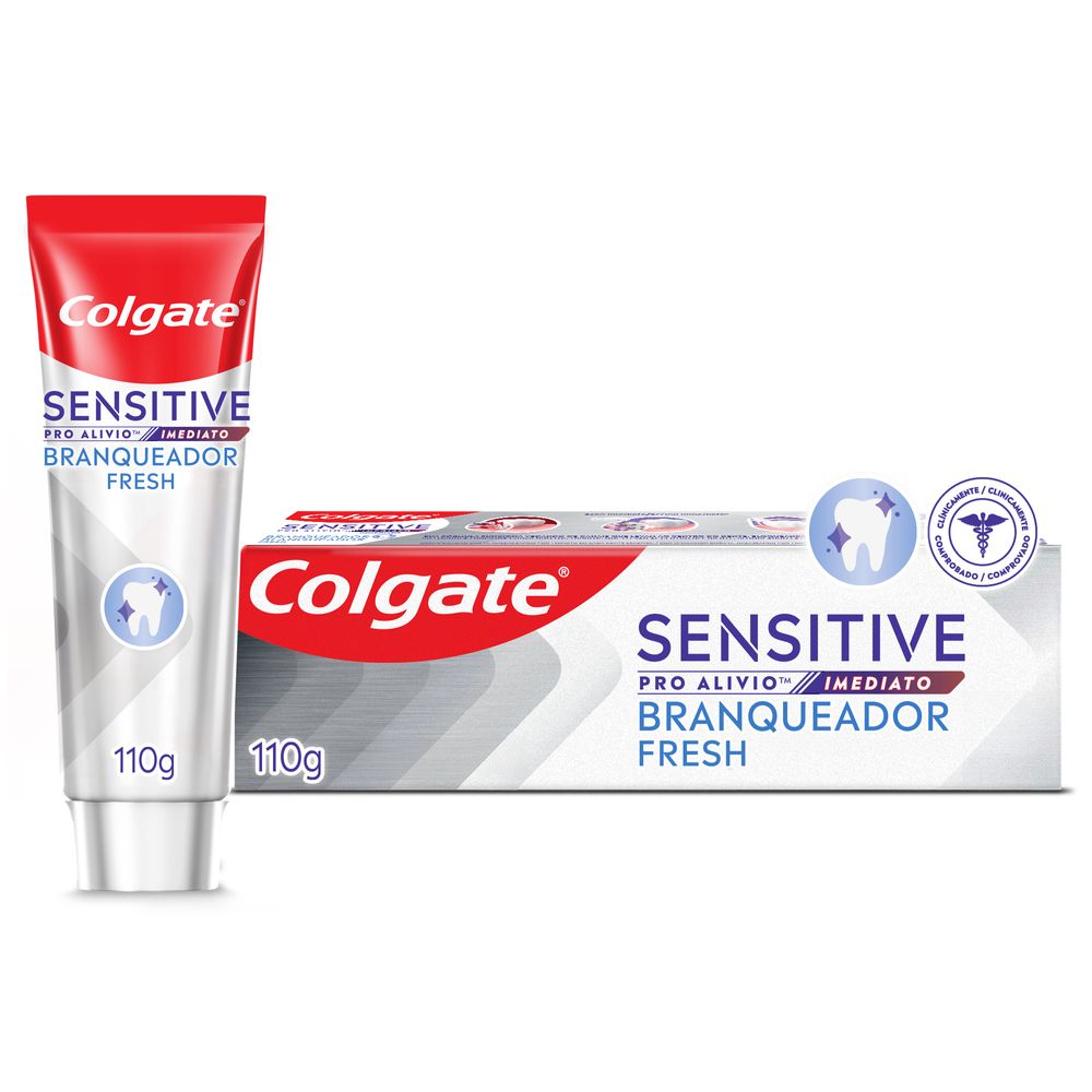 Pasta Dental Colgate Sensitive Pro-Alivio Real White 110 G - freshmarket